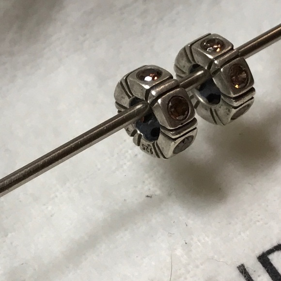 Pandora | Jewelry | Pandora Trinity Amber Spacers 2 | Poshmark
